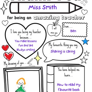 Thank You Teacher, End of Year Teacher Gift, Teacher Appreciation Gift ...