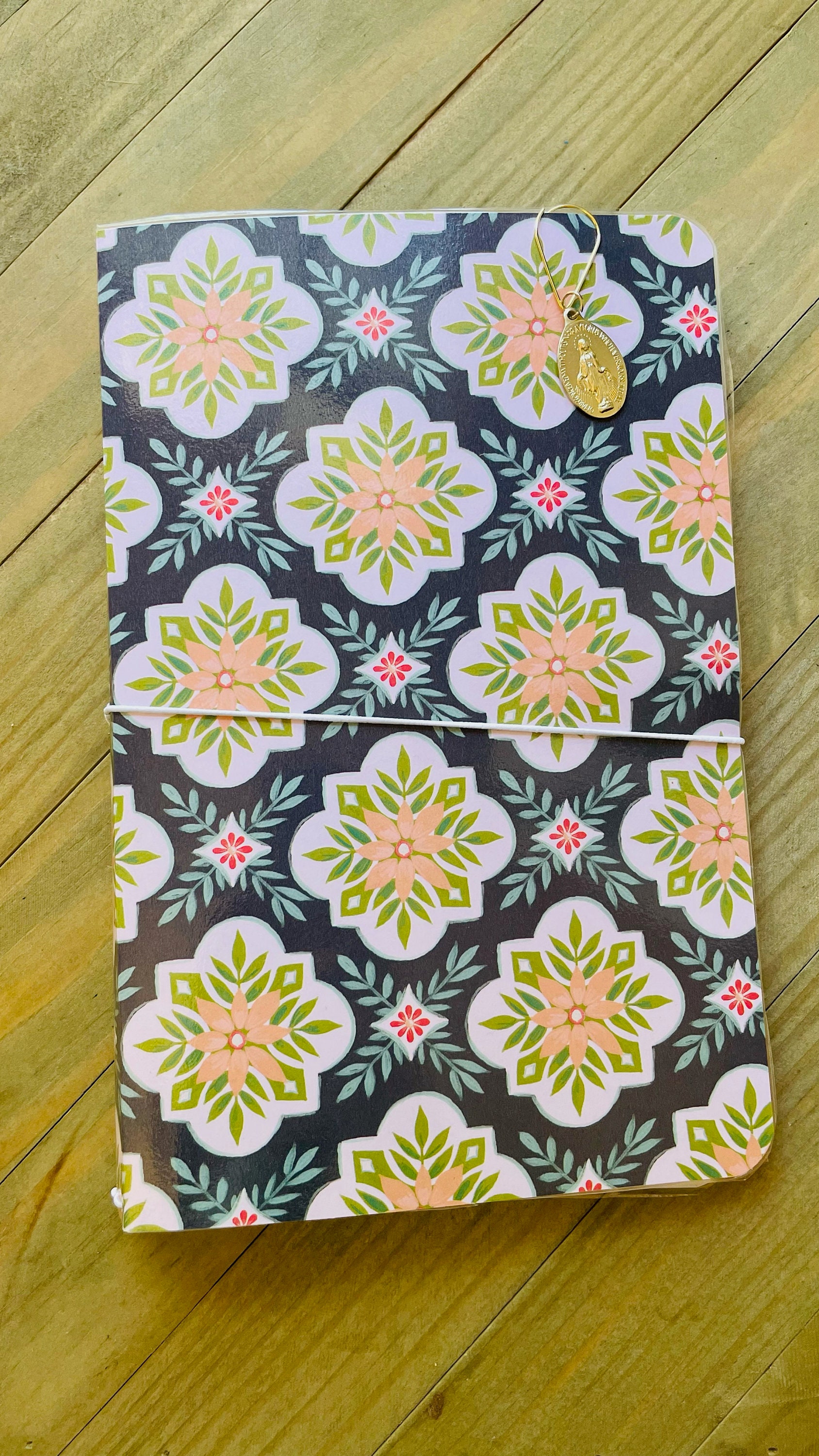 Laminated Notebook With Elastic Closure - Etsy