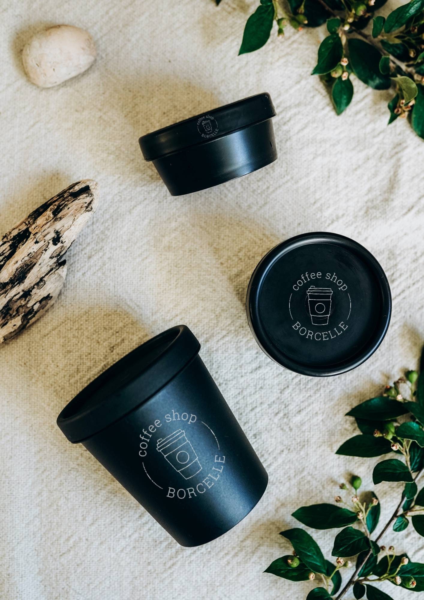Black Takeaway Cup Mockup Template for Logo Design Display - Etsy
