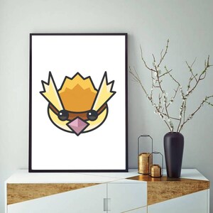 Pidgeot Pokemon Wall Art Pokemon Art Pixel Art Pokemon - Etsy