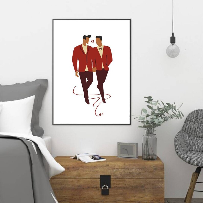 Faceless Portrait, Queer Art, Line Art Couple, Twin Flame, Couple Line ...