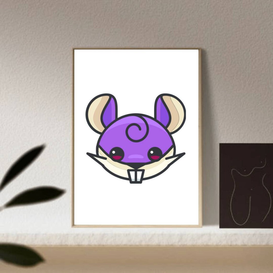 Pokemon Wall Art Rattata Pokemon Art Pixel Art Pokemon - Etsy