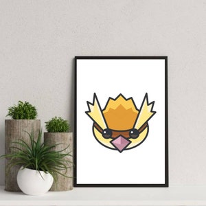 Pidgeot Pokemon Wall Art Pokemon Art Pixel Art Pokemon - Etsy