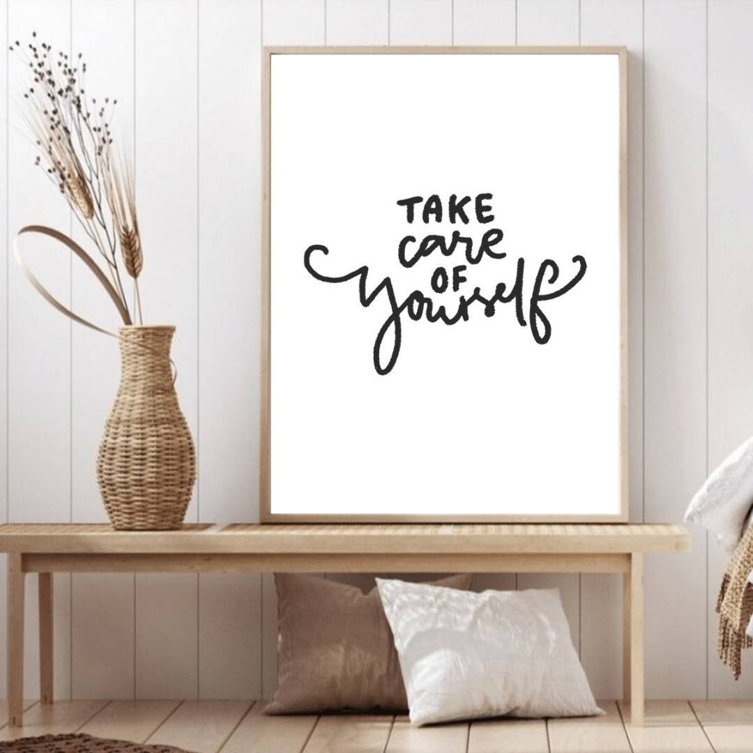 Love Yourself, Therapy Office Decor, Growth Mindset, Affirmation Wall ...