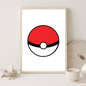 Pokeball Pokeball Art Pokemon Wall Art Pokemon Art Pixel - Etsy