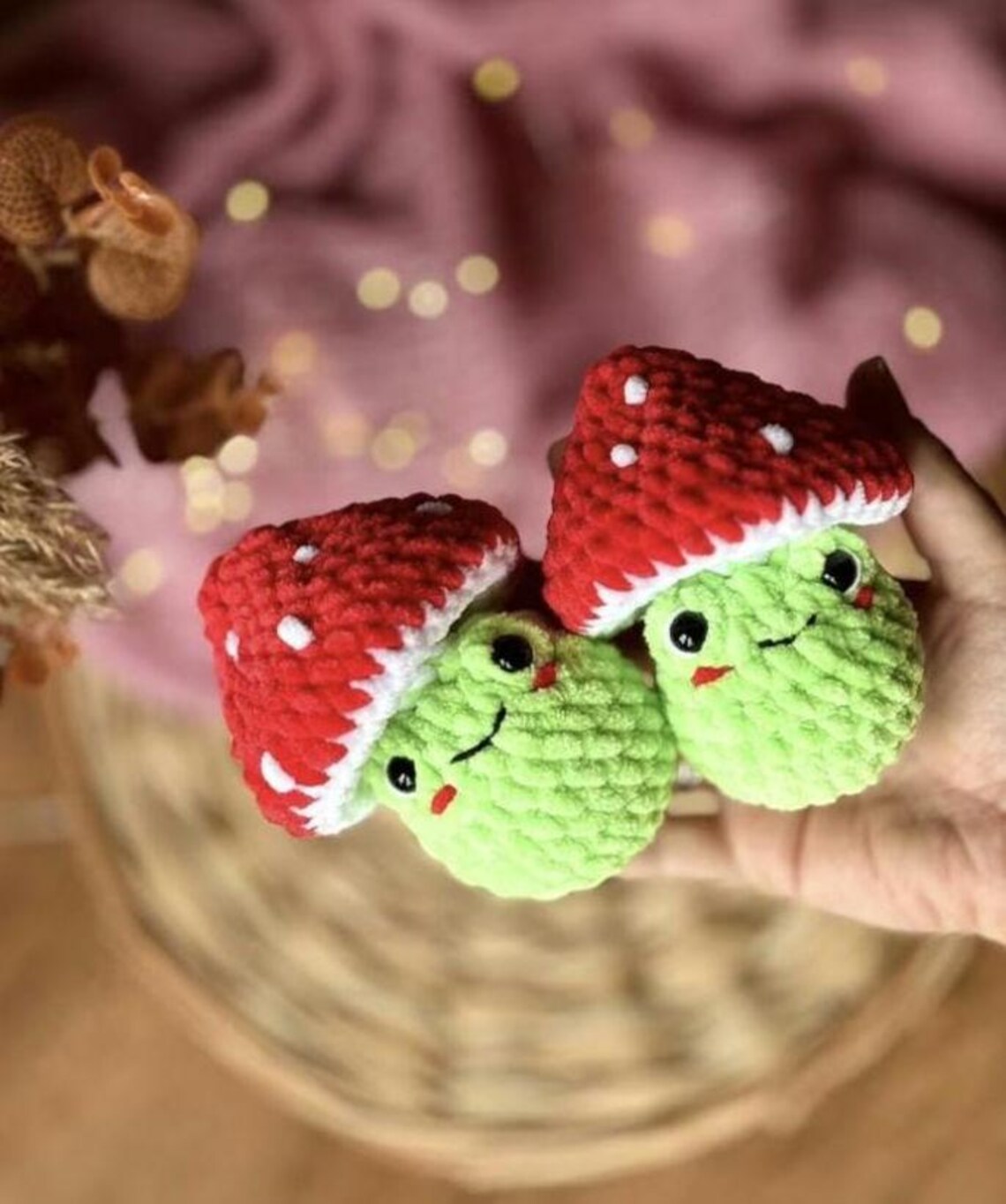 Mushroom Frog Crochet Pattern, Froggy Plushy, DIY Crochet Mushroom Frog ...