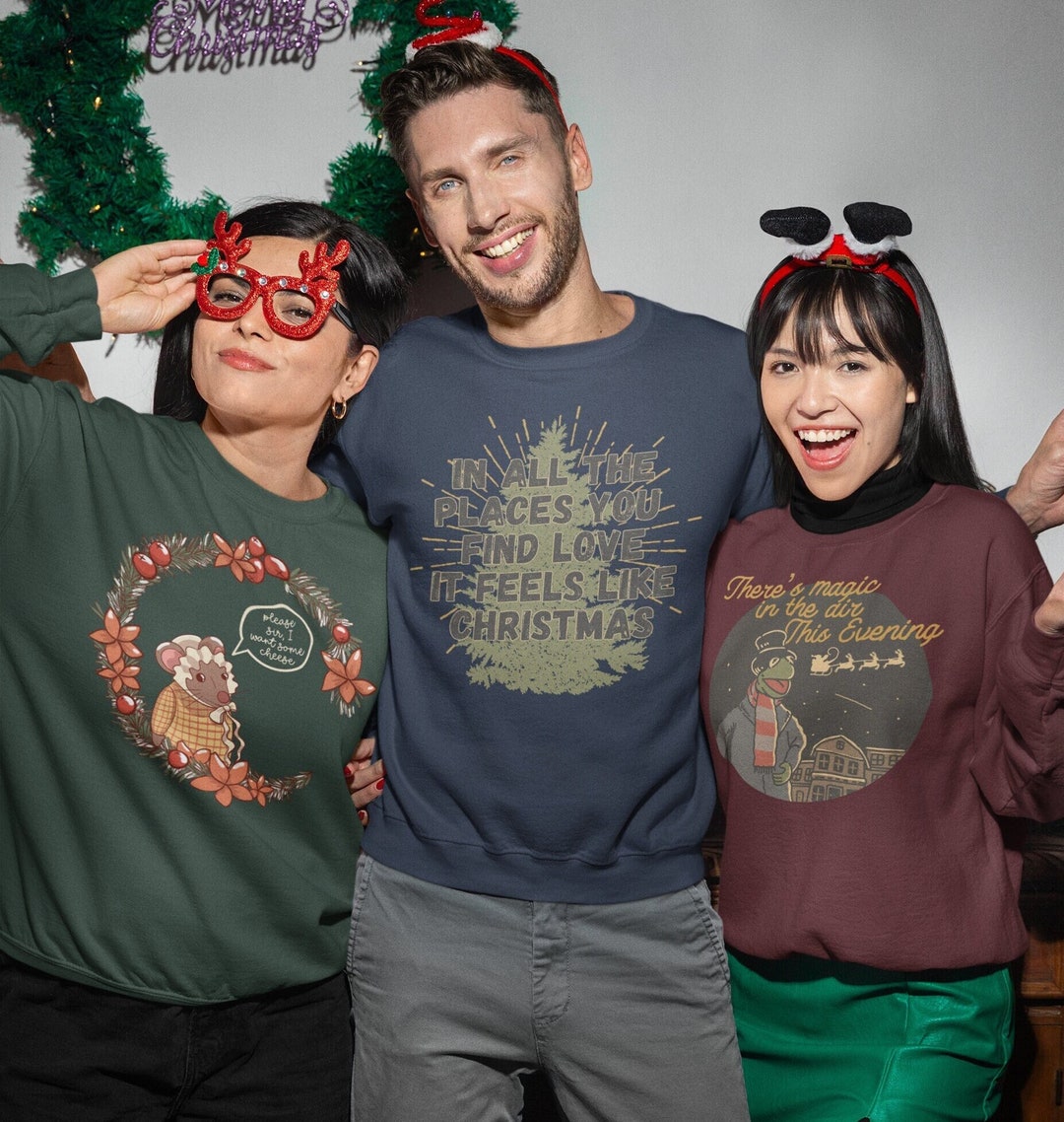 The Muppet Christmas Carol Crewneck Sweatshirt Movie Holiday Disney ...