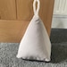 Door Stop Luxury Plush Velvet Door Stop- Light Grey Plush Velvet Door ...