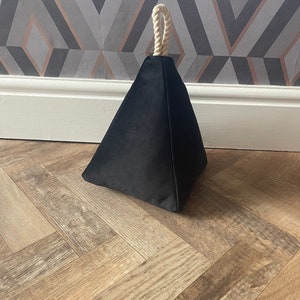 Door Stop-black Velvet-door Stop-door Weight-door Stay - Etsy