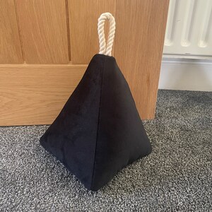 Door Stop-black Velvet-door Stop-door Weight-door Stay - Etsy