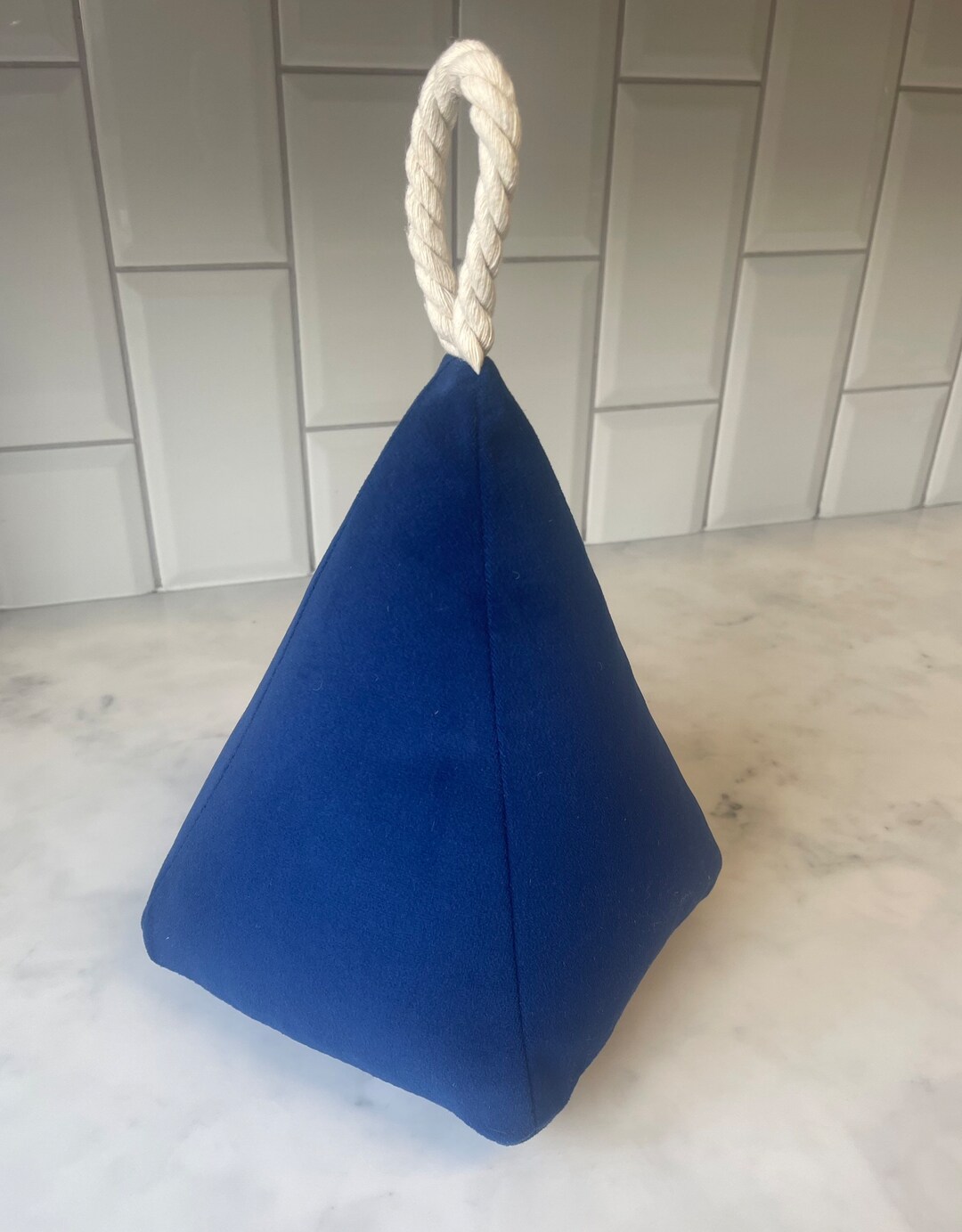 Door Stop Luxury Plush Velvet Door Stop Bright Blue Plush Velvet Door ...