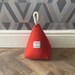 Burnt Orange Door Stop Door Weight Made Using Harris Tweed - Etsy