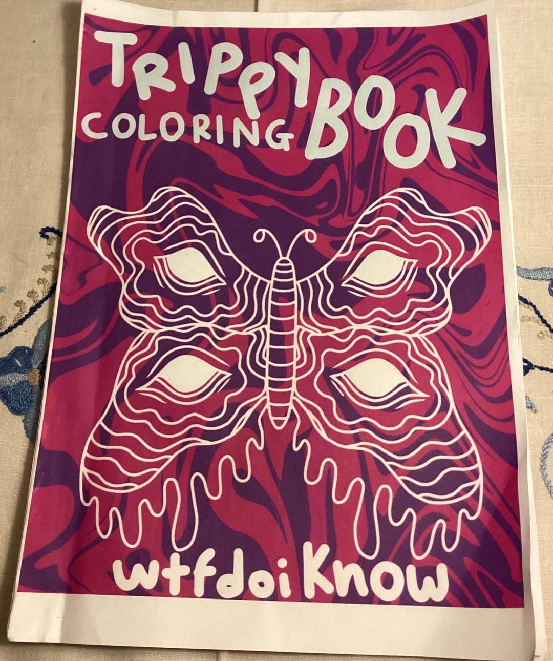 Trippy Coloring Book - Etsy