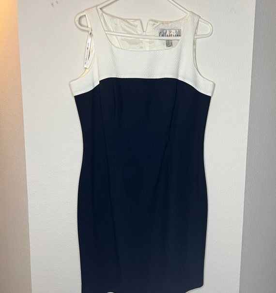 Vintage JS Collections Canada Black and White Dress w… - Gem