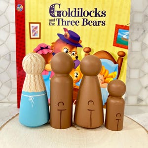 Goldilocks and the Three Bears Story Peg Set | Storytelling Props ...
