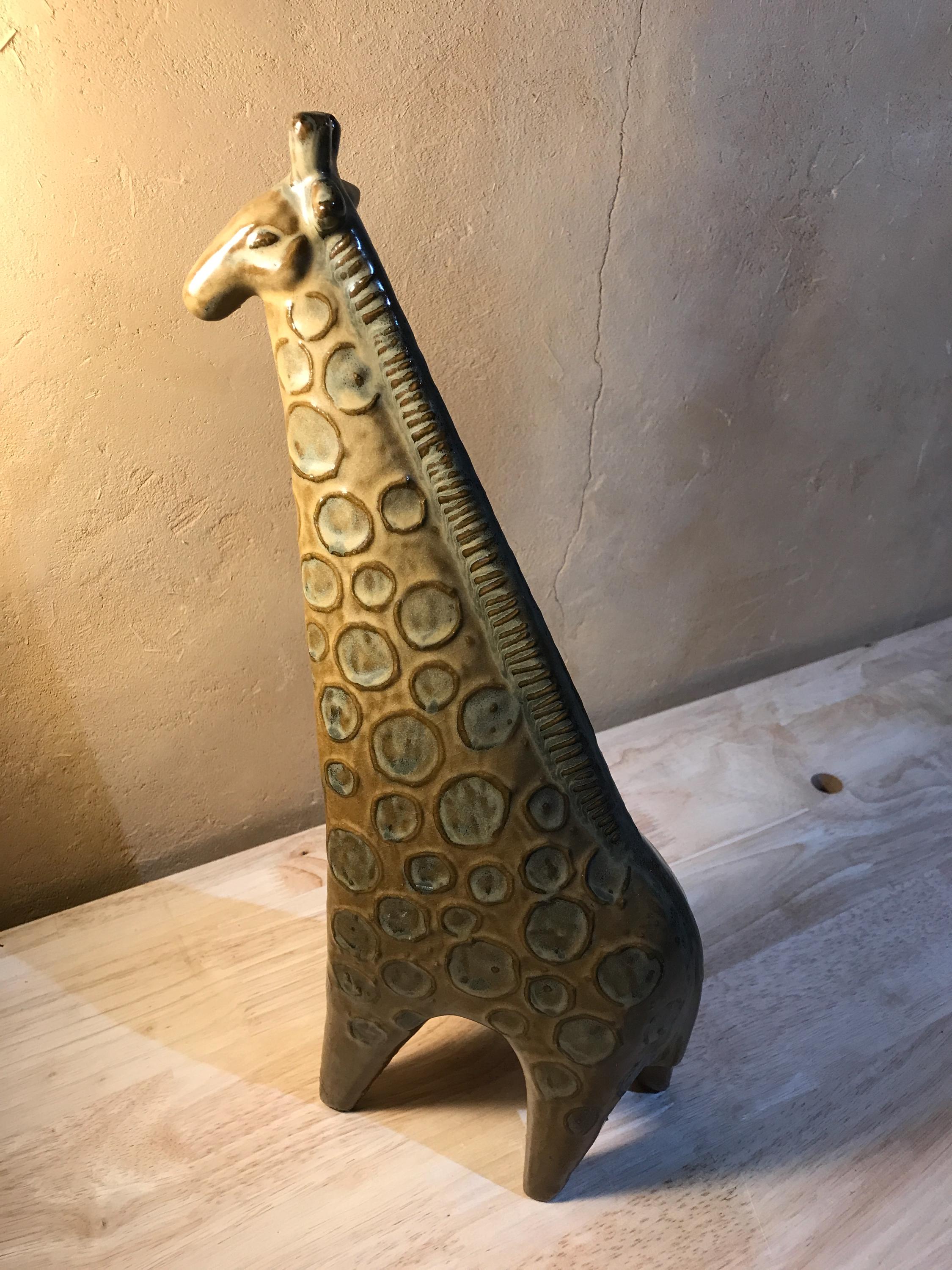 Lisa Larson Giraffe Retired From the Stova Zoo Series Signed Midcentury ...