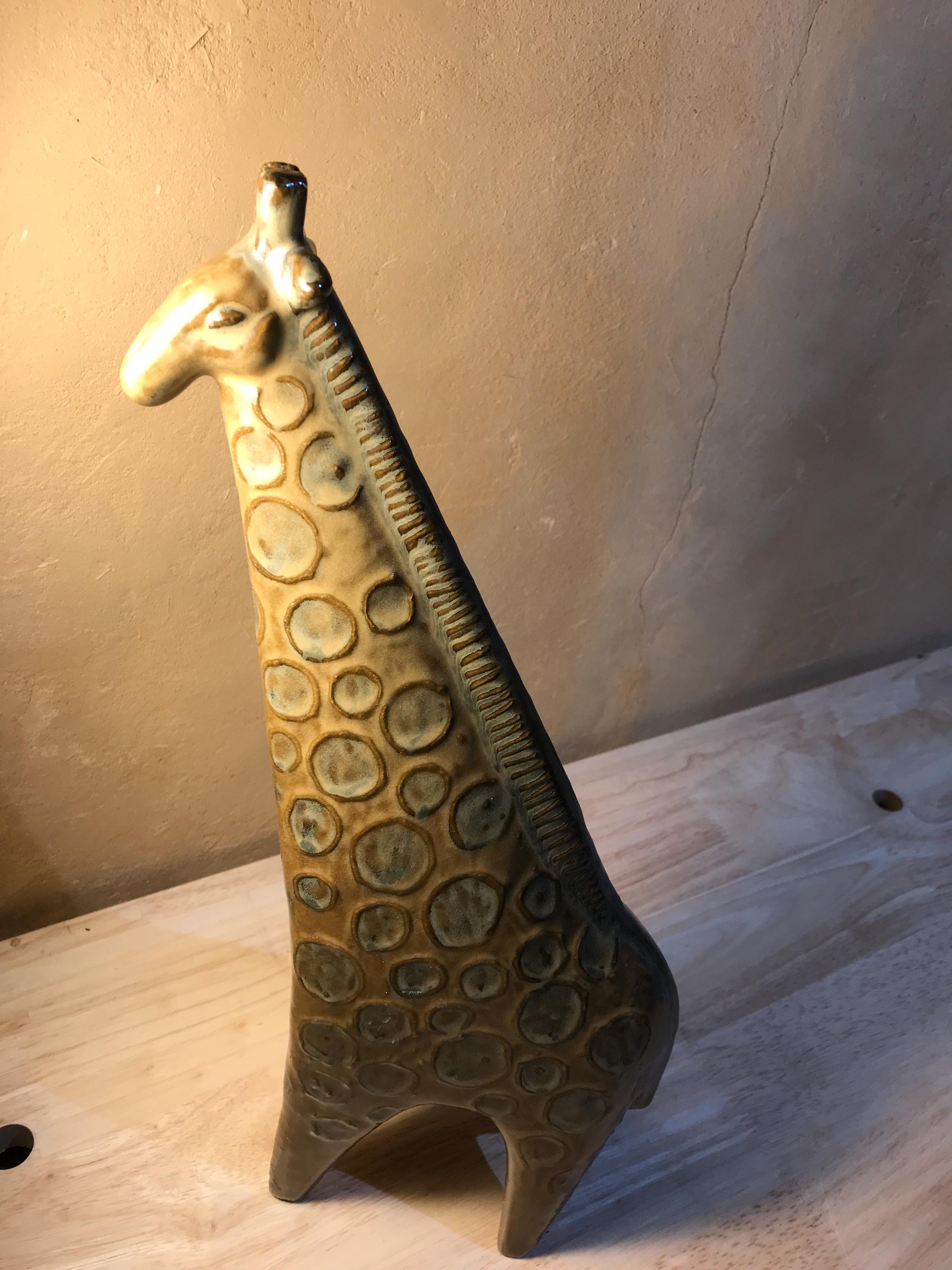 Lisa Larson Giraffe Retired From the Stova Zoo Series Signed Midcentury ...