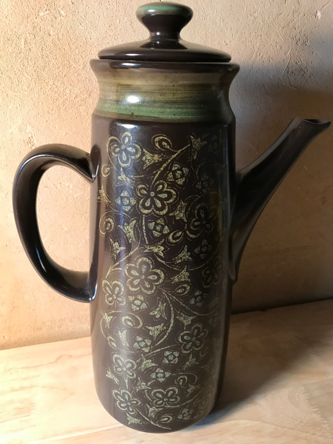 Vintage Franciscan Madeira Tall Coffee Pot Midcentury Rare - Etsy