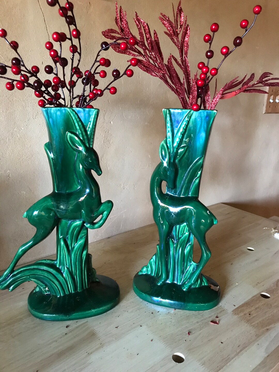 Royal Haeger Gazelle Vases - Etsy