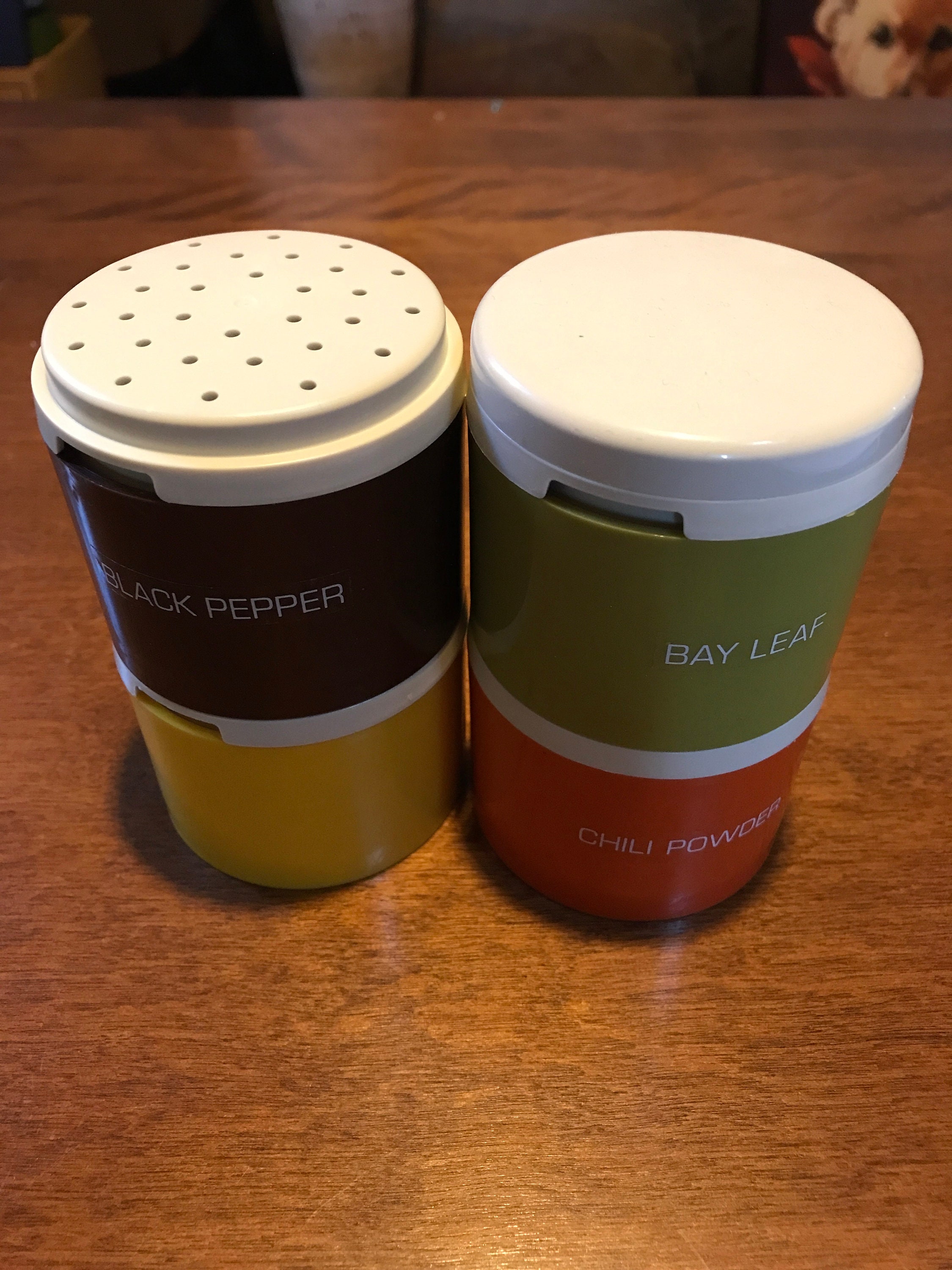 Vintage Tupperware Stackable Spice Containers Kitchen Camping - Etsy