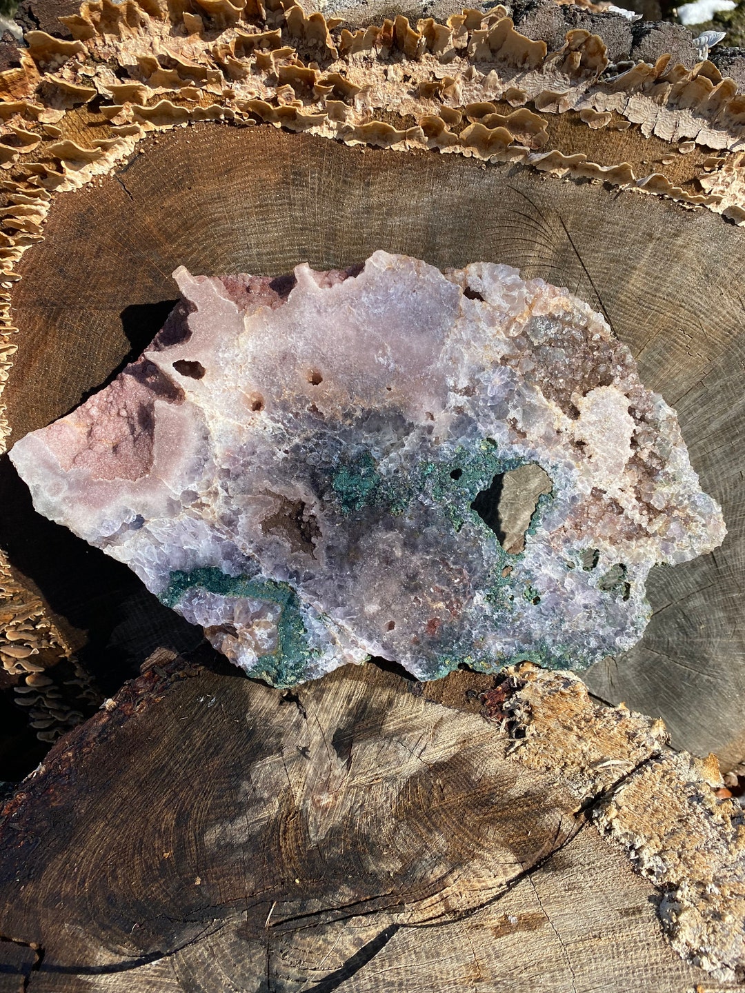 Stunning Large Pink Amethyst Slab, Natural Pink Amethyst Slab, Natural ...