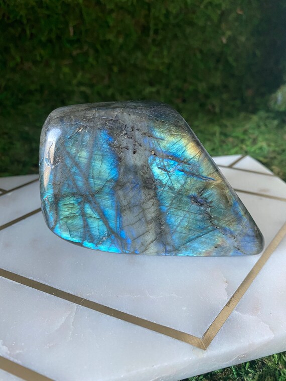Rocks & Geodes Home & Living Home Décor Flashy Natural Labradorite ...