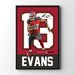 Mike Evans Poster: Tampa Bay Buccaneers NFL Wall Art (digital Download ...