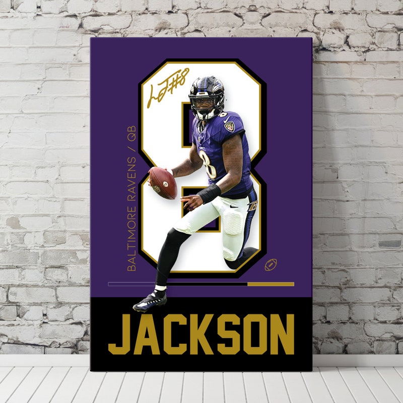 Lamar Jackson Poster - Etsy