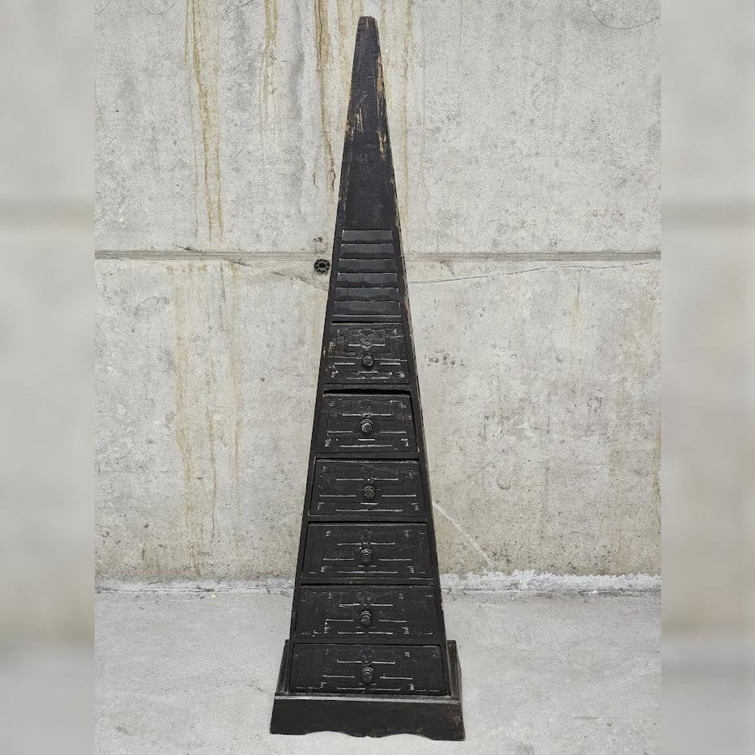 Pyramid Chest of Drawers,triangle Chest Drawers,antique Highboy Upright ...