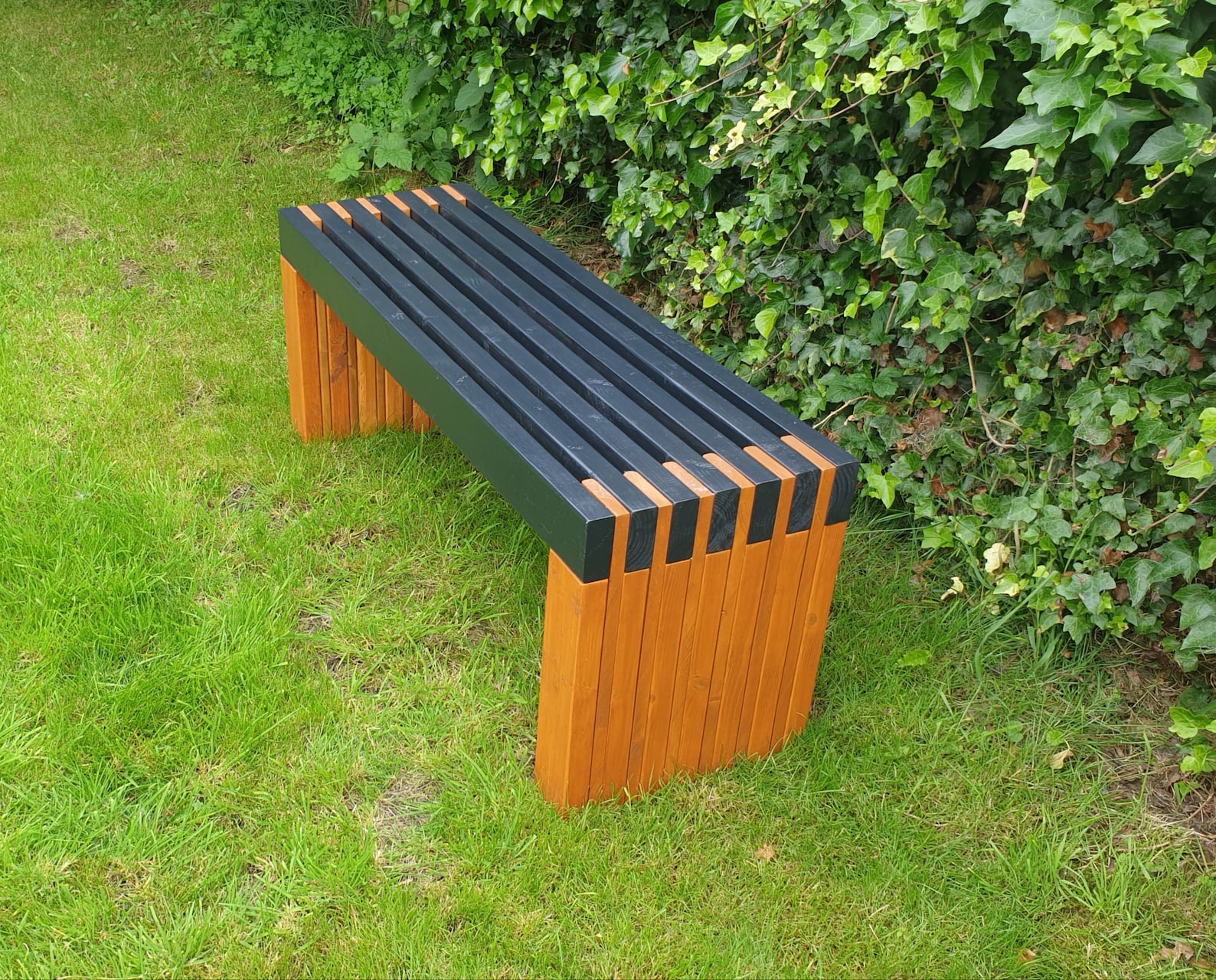 Handmade Bench. Wooden Outdoor Garden Bench Seat - Etsy UK