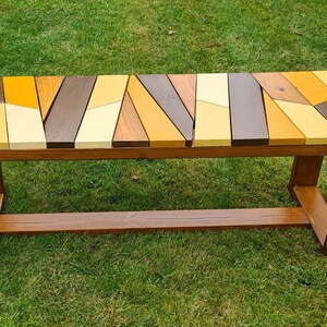 Handmade Bench. Outdoor Garden Bench, Unique and Stylish - Etsy Canada