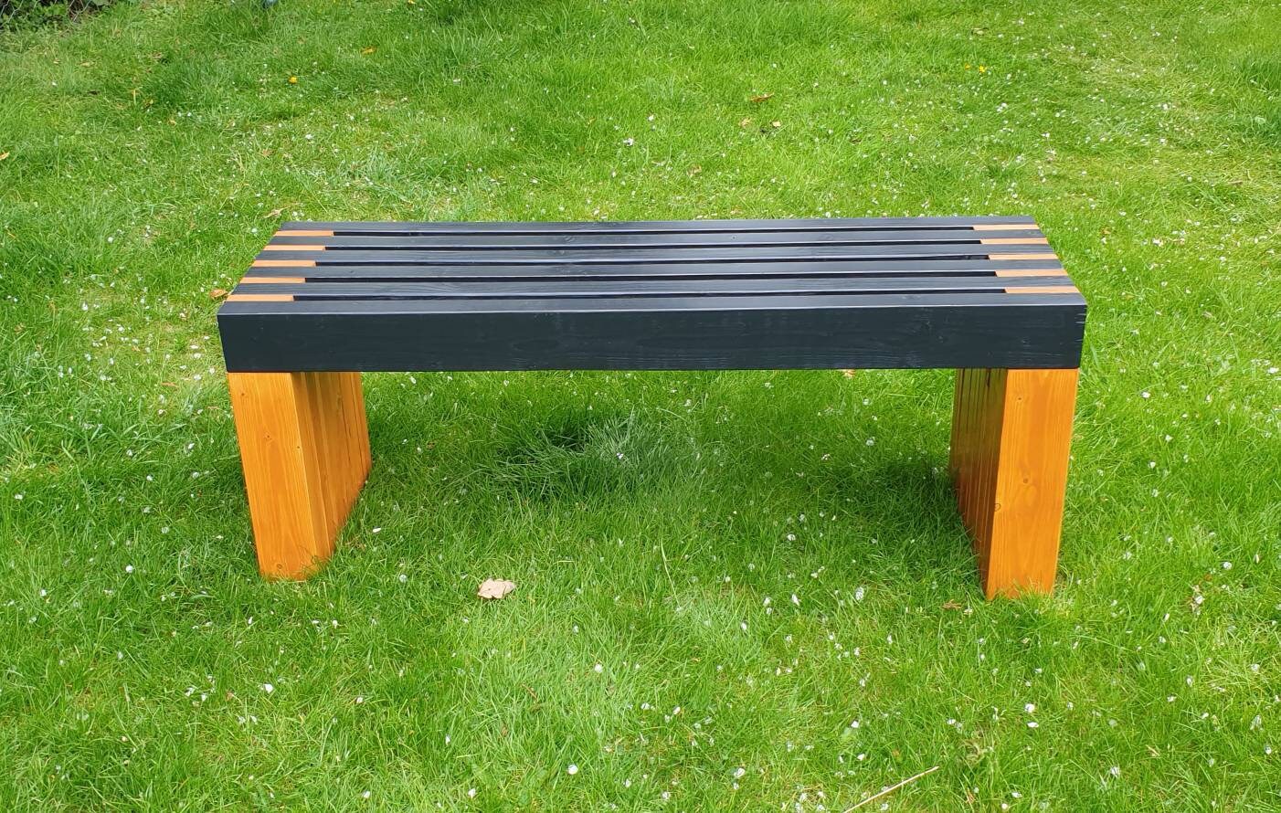 Handmade Bench. Wooden Outdoor Garden Bench Seat - Etsy UK