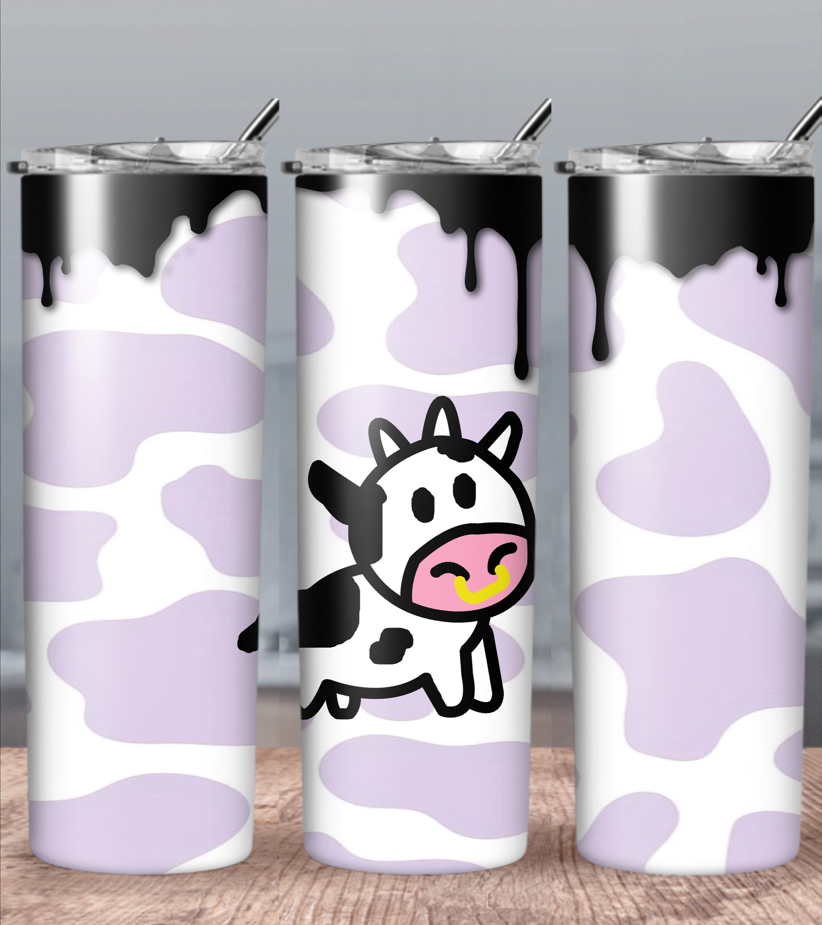 8 PNG Cow Designs - Etsy
