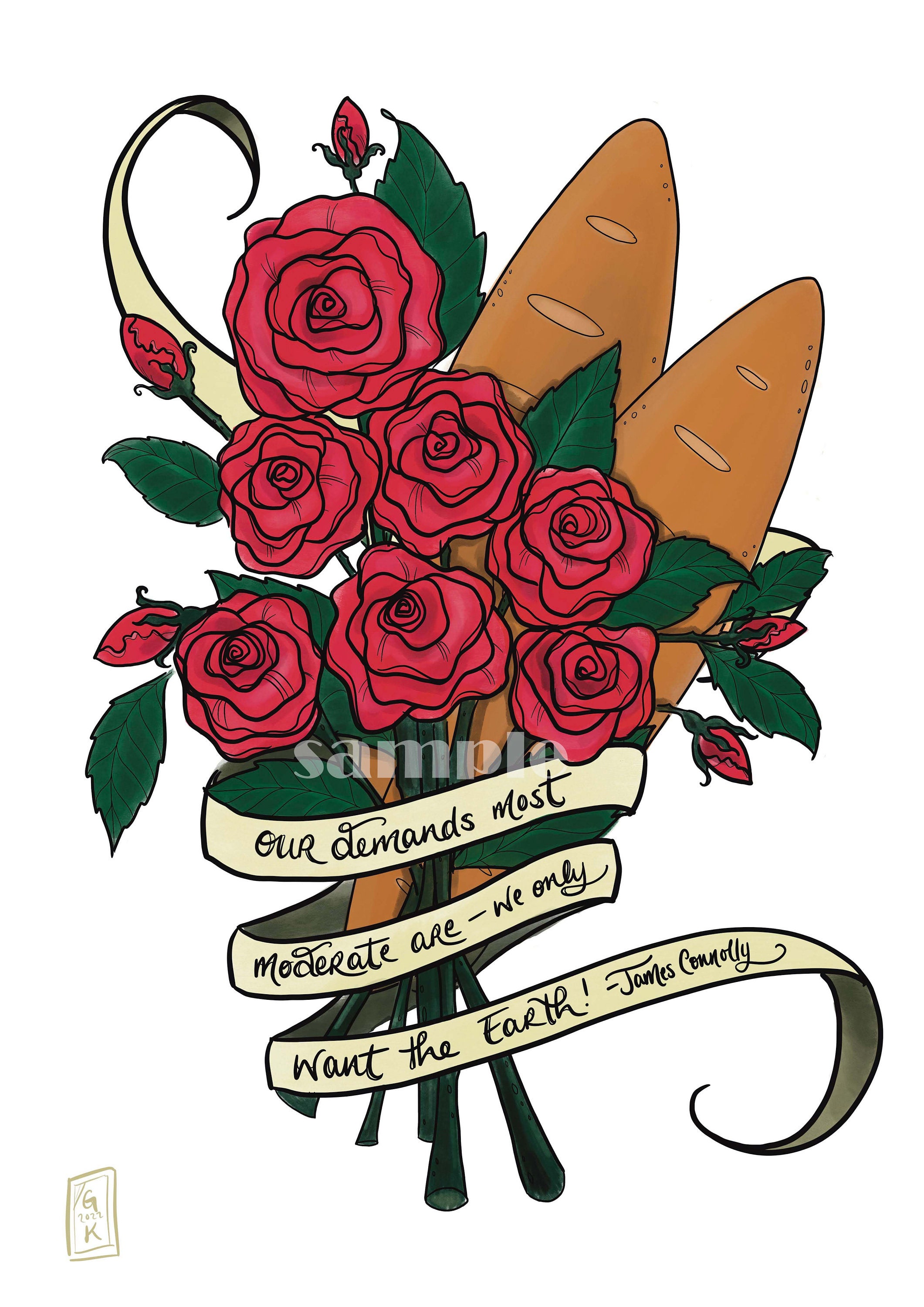 Bread & Roses - Etsy