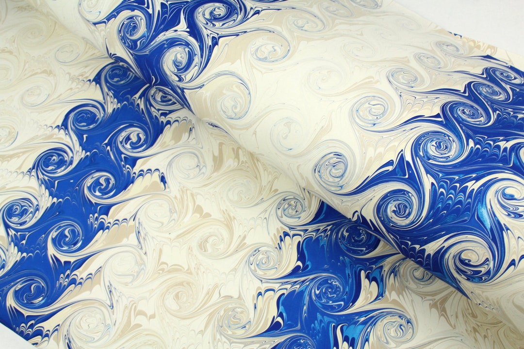 Hand Marbled A2 Paper Sheets | Crafted Original Marbling | Genuine ...