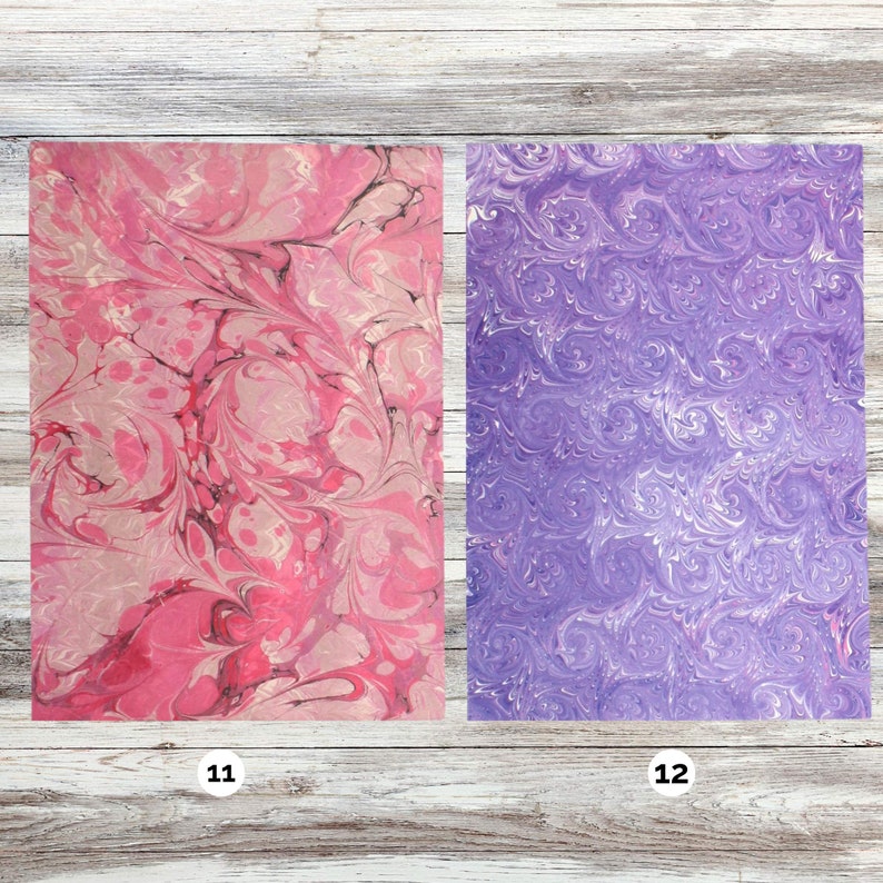 A4 Marbled Paper | 20 Mixed Designs, Scrapbooking Cardmaking - Etsy