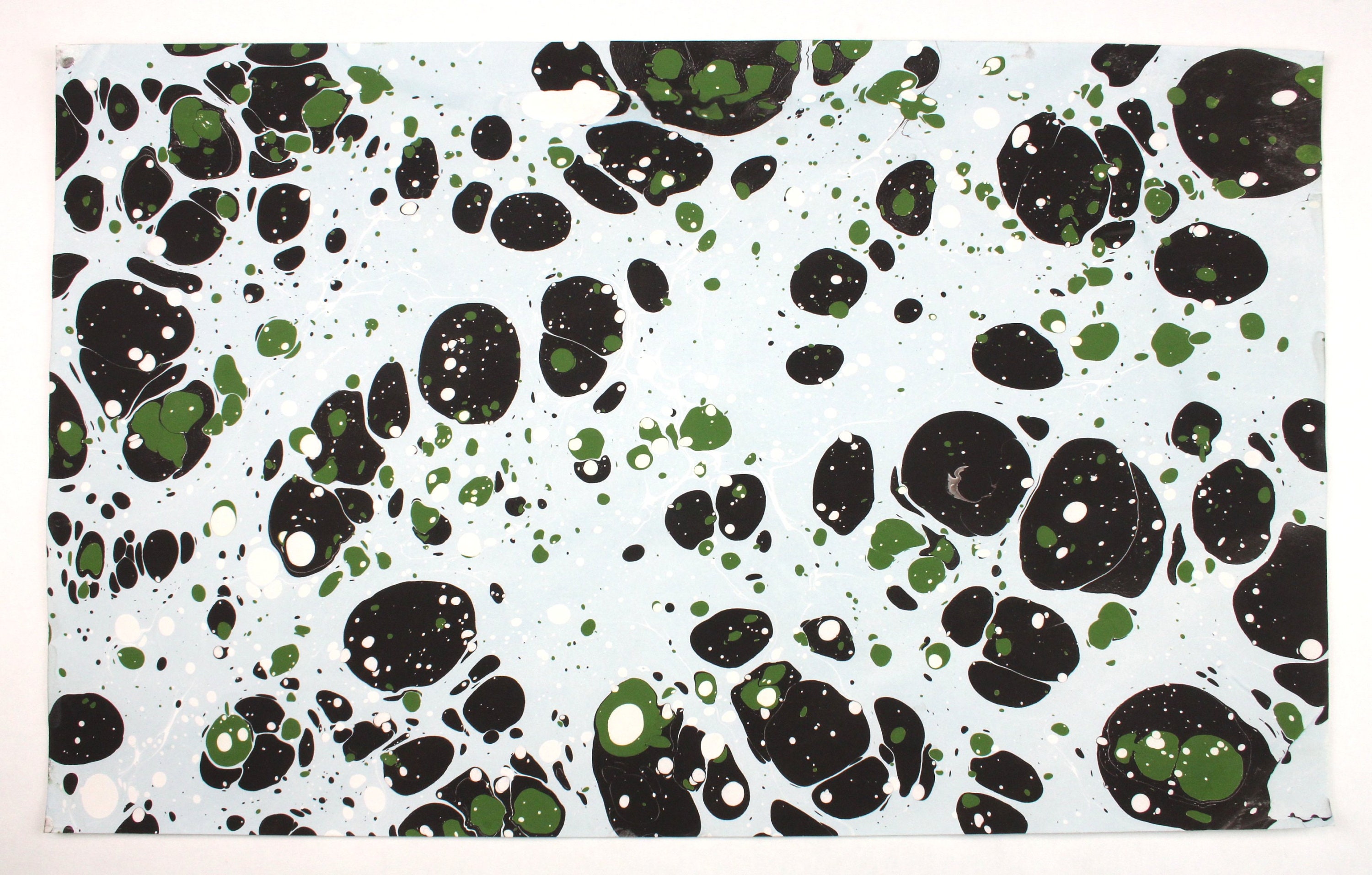 A3 Hand Marbled Paper Various Patterns Including Spanish Ripple Drawn ...