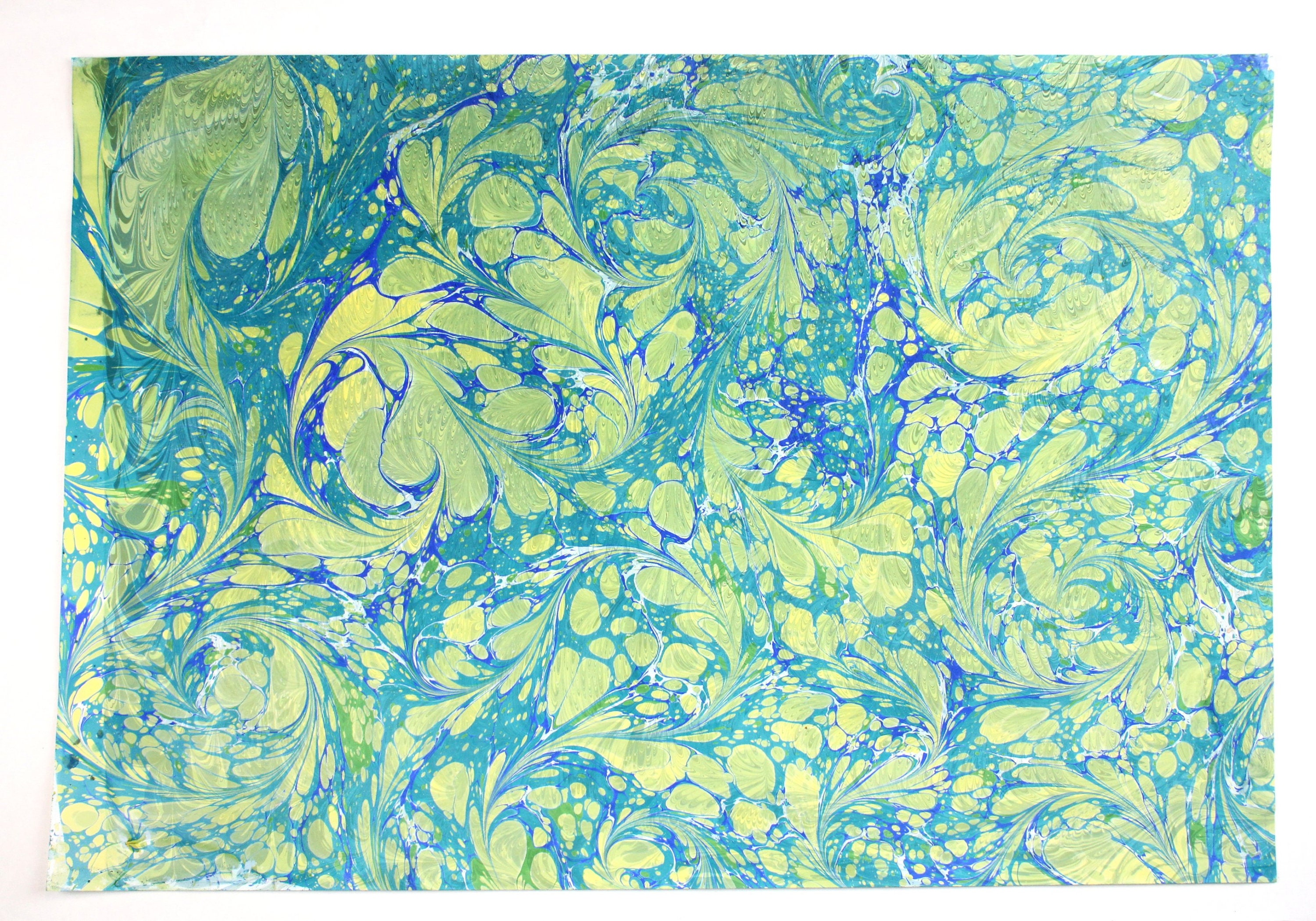 A2 Hand Marbled Paper Designs in Bright Colours Some Seconds All ...