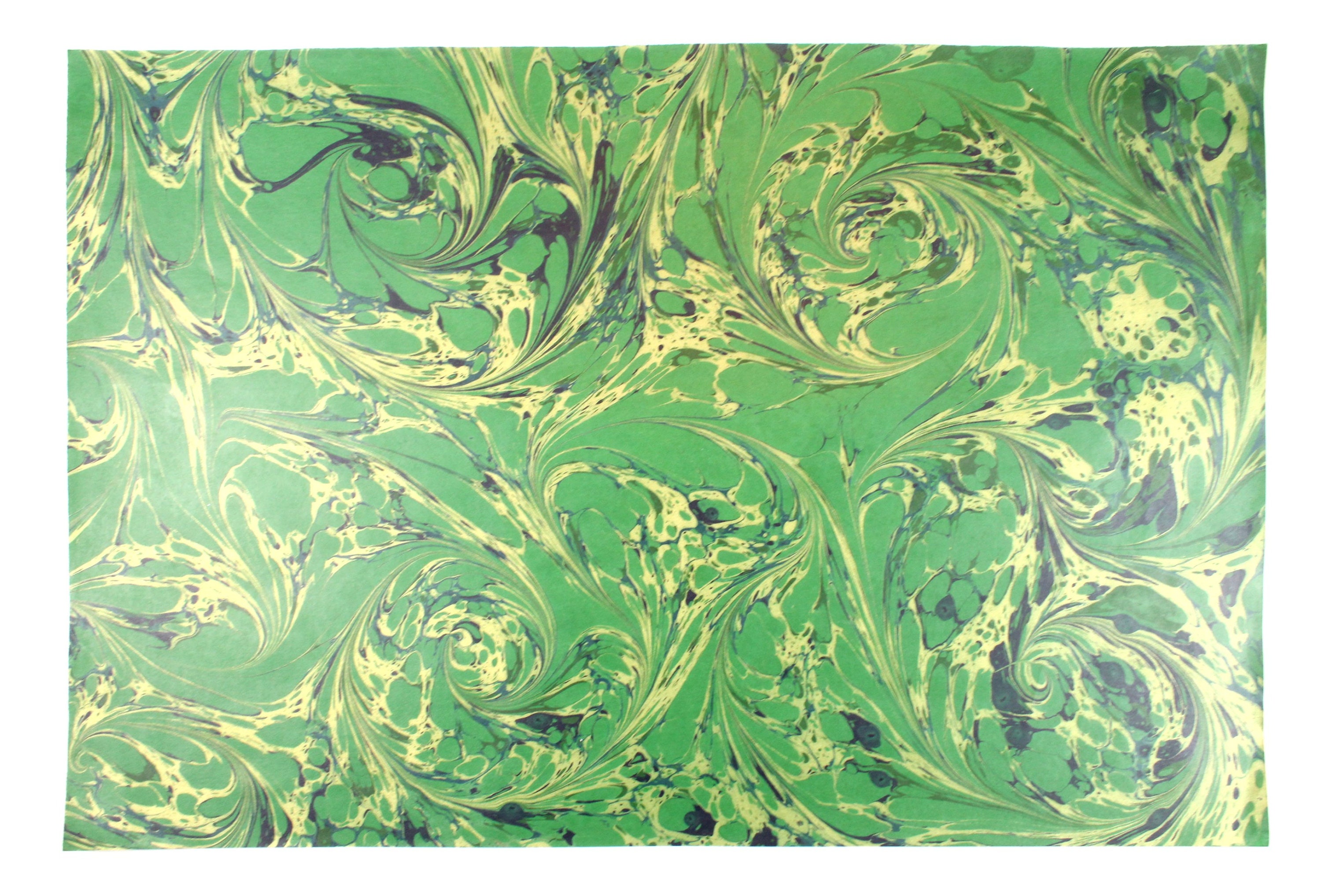 A3 Hand Marbled Paper Various Patterns Including Spanish Ripple Drawn ...