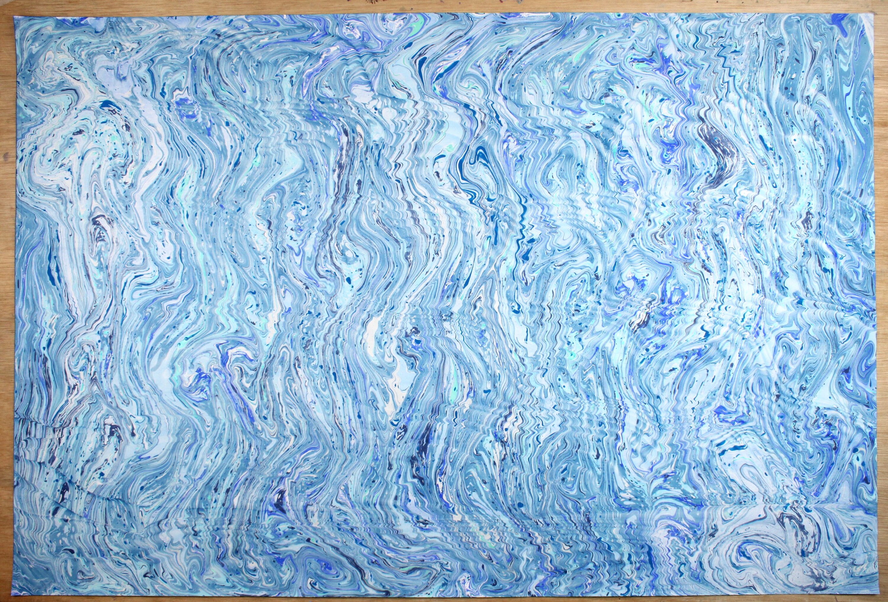 A1 Marbled Paper Sheets Hand Crafted Genuine Marbling Unique Decorative ...