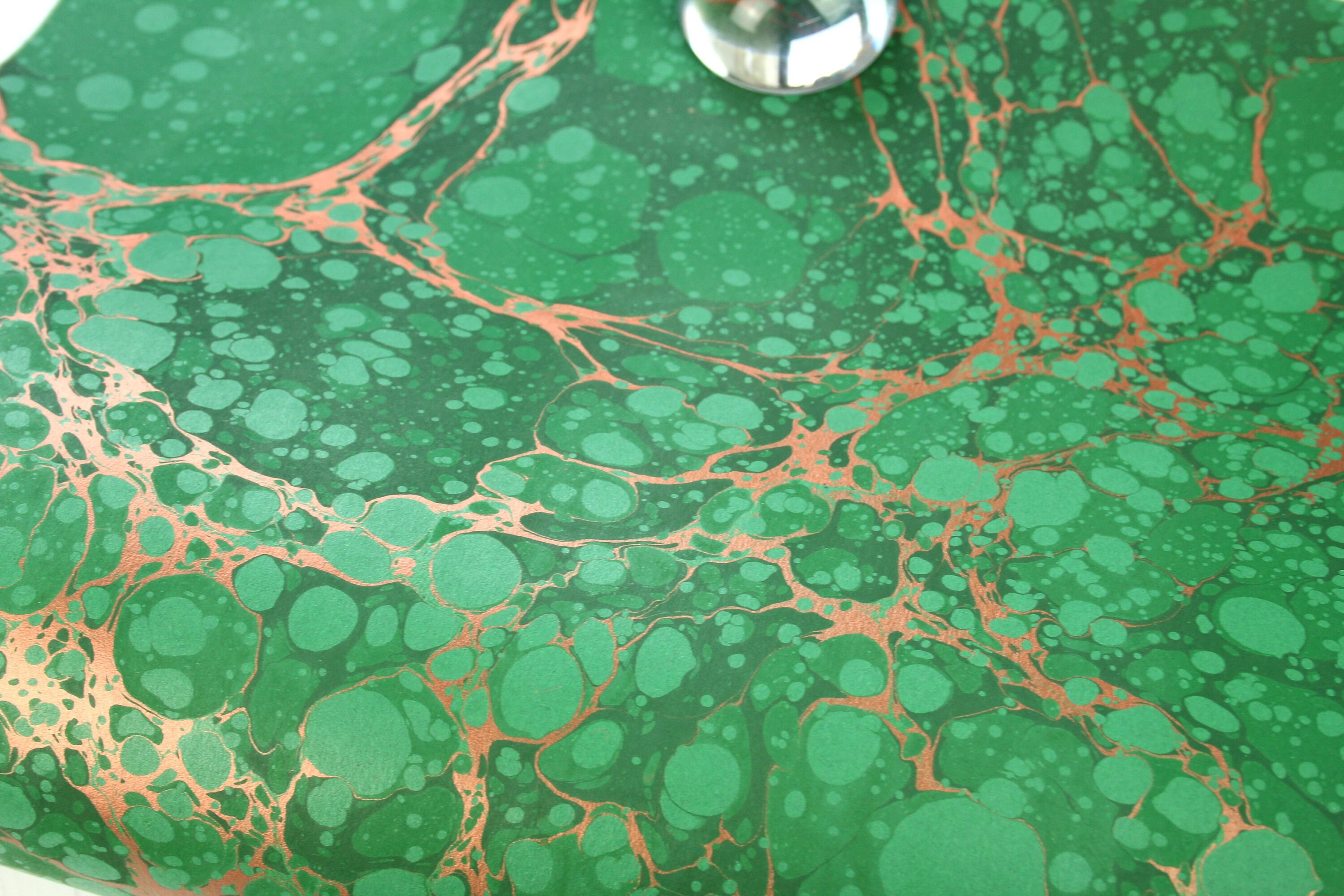 A3 Hand Marbled Paper Flame Drawn Stone Metallic Vein - Etsy UK