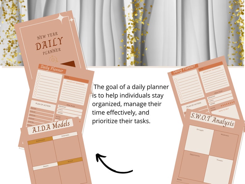 The Ultimate Daily Planner, Minimalist Daily Planner, elegant and ...