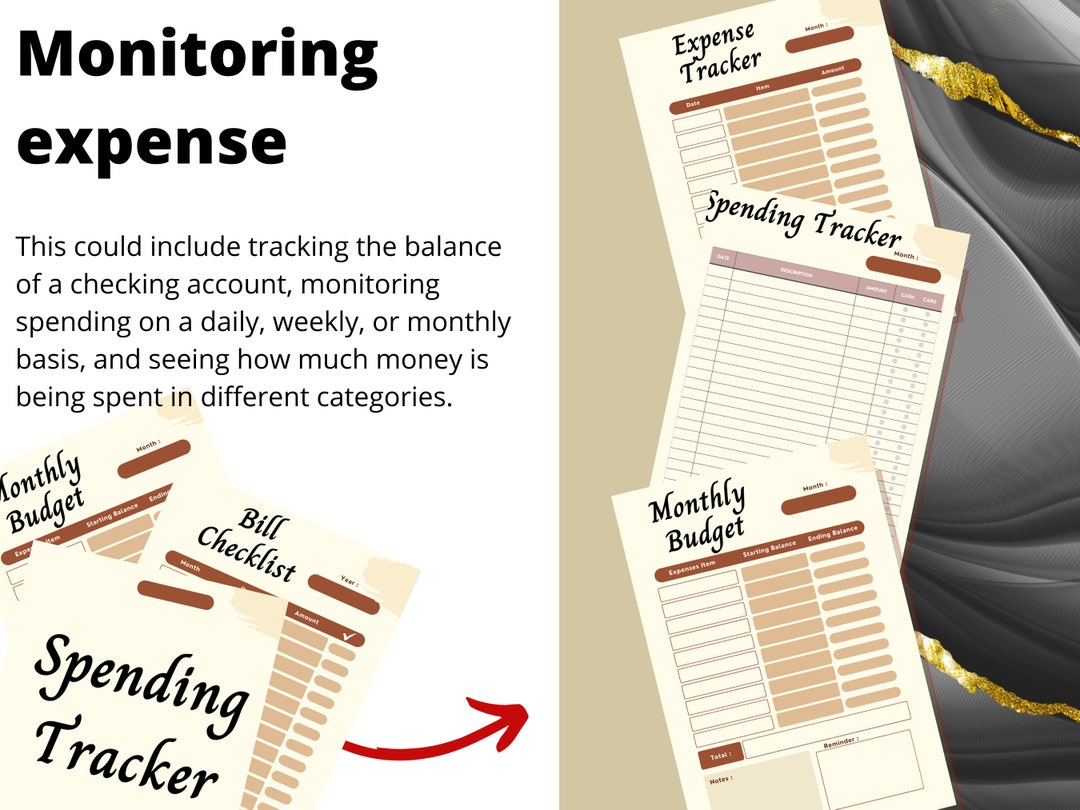 Expense Tracker, Budget Planner, Spending Monitor, Financial Management ...