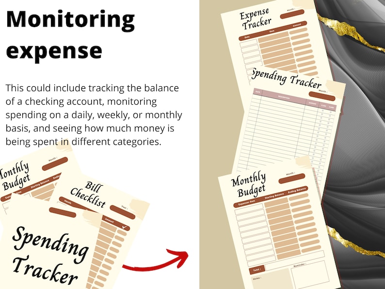 Expense Tracker, Budget Planner, Spending Monitor, Financial Management ...