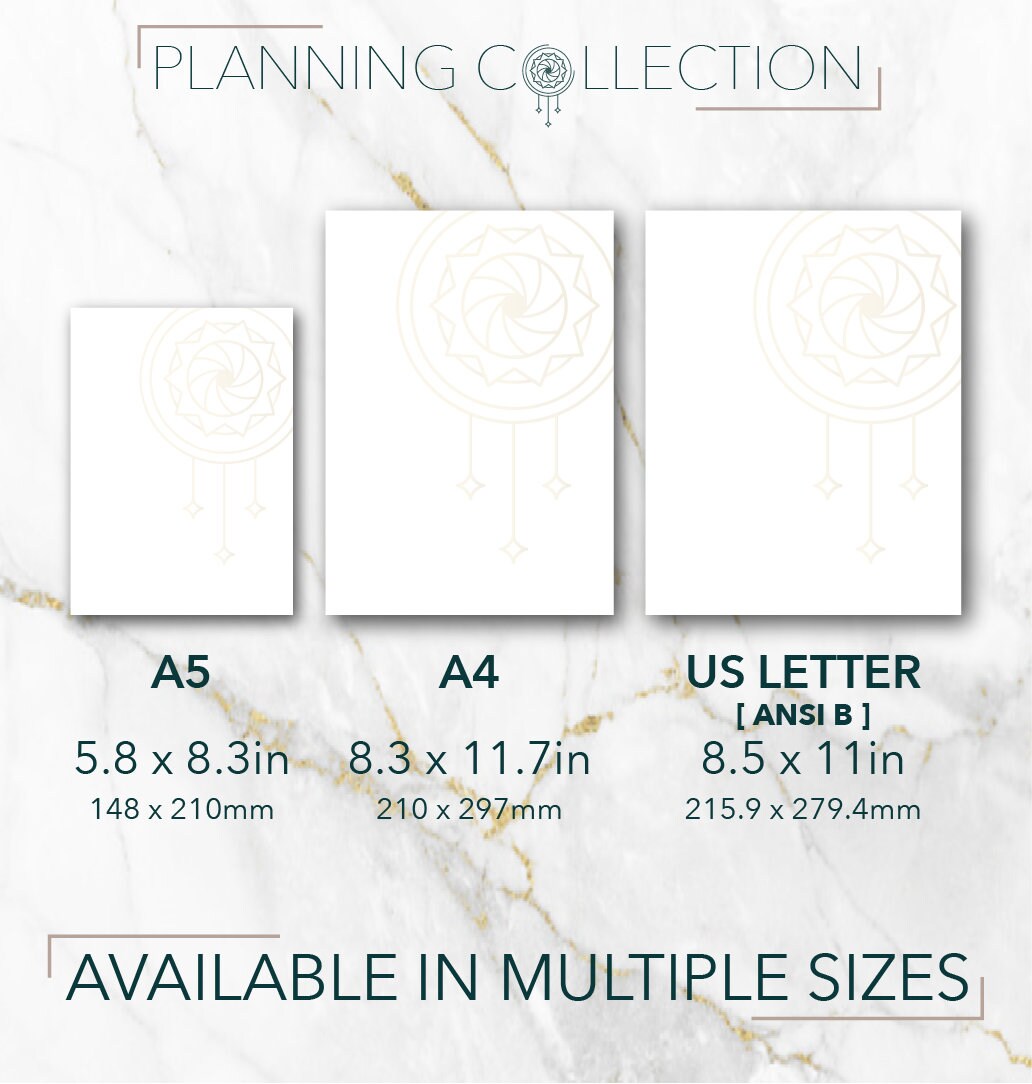 Digital Planner - Project Tracker - Printable: Stay in Control and ...