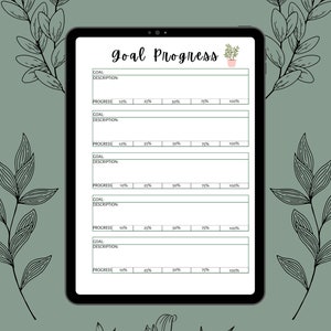 Goal Setting Planner 2022 Printable for Life Management and Self ...
