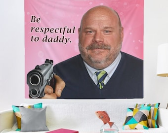 Funny Bertram Come Drink With Me Wall Tapestry, Hostel Dorm Decor ...