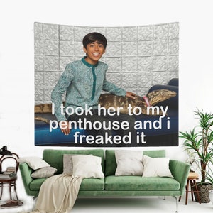 Ravi and Mrs Kipling Tapestry Funny Ravi Whitney Cowgirl - Etsy