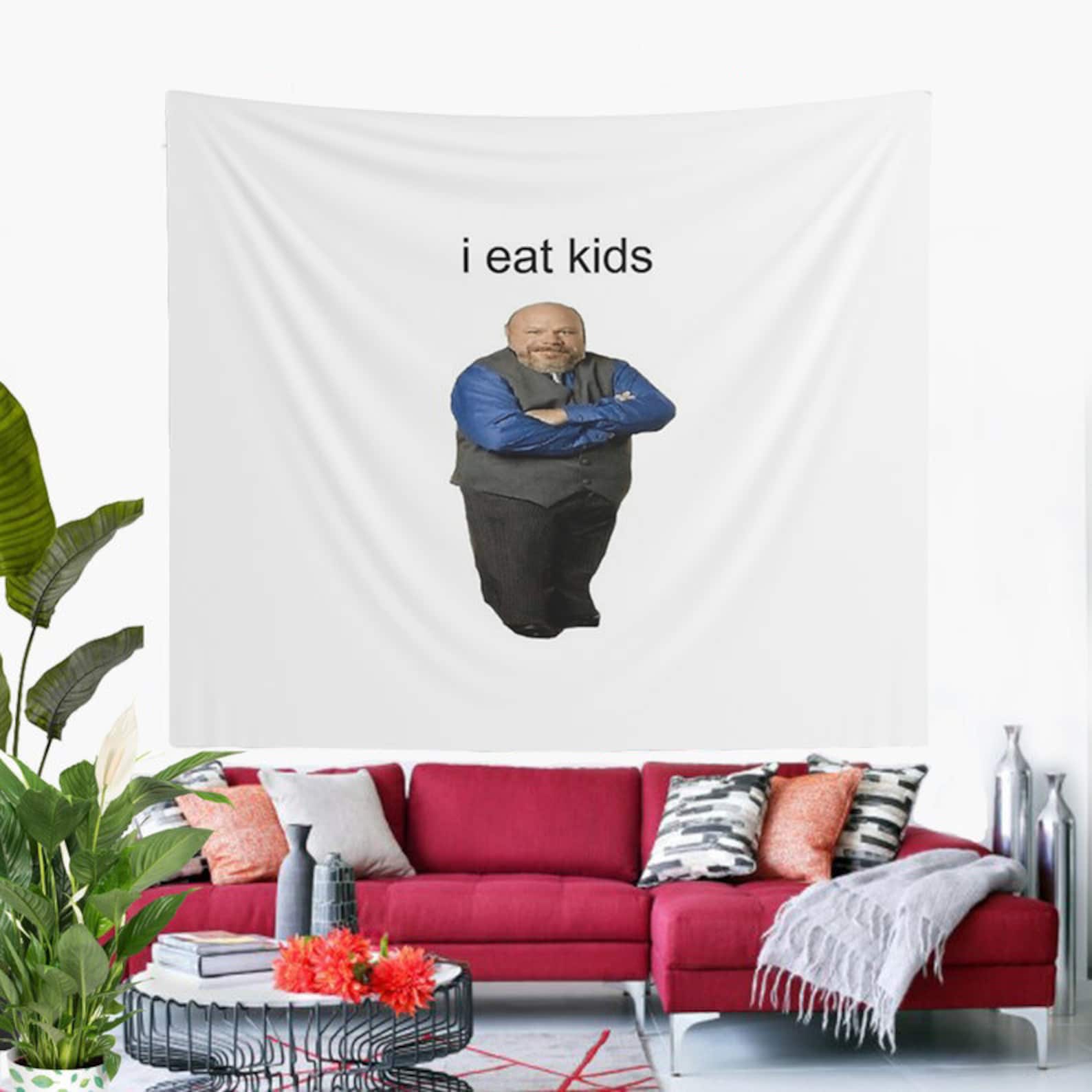 Bertram Eats Kids Tapestry Wall Tapestry Hostel Dorm Decor | Etsy