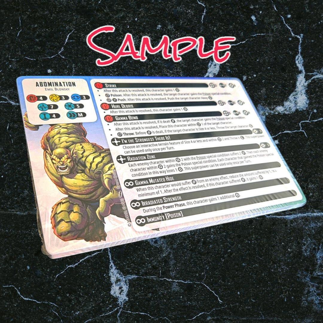 Card Pack 6 - Expansion Pack - MCP - Marvel Crisis Protocol - Etsy
